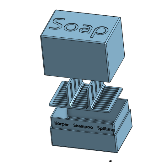 🧼 3 soap box・ STL File for 3D printing・Cults