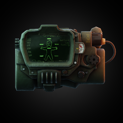 🎮 Fallout Pip-Boy for Cosplay・ STL File for 3D printing・Cults
