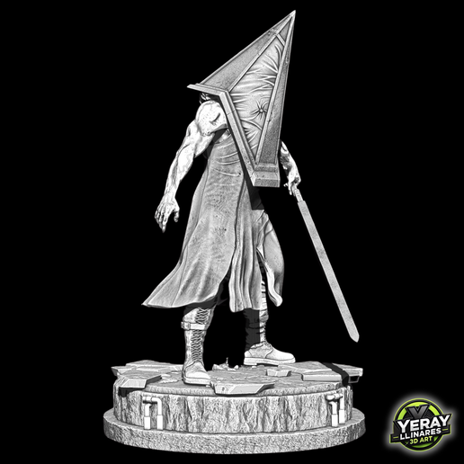 👾 Pyramid Head Figure - Silent Hill 2 - Scale 1:6 - 3D Model for SLA ...