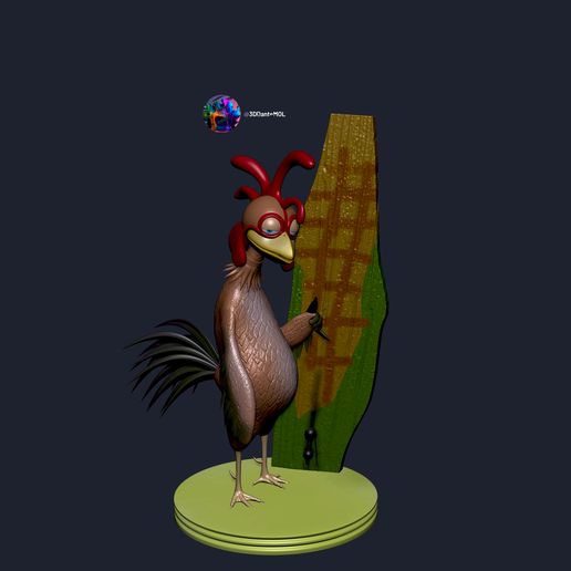 🐓 PEPE EL POLLO - ANIME・ STL File for 3D printing・Cults
