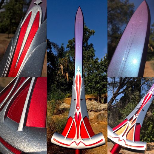 🗡️ Mordred Clarent cosplay sword・ 3D File for 3D printing・Cults