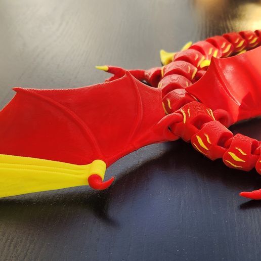 🐉 Flexi Toruk From Avatar・ STL File for 3D printing・Cults