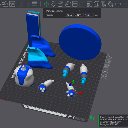 Astro from Astro Bot / Astro's PlayRoom 🌌 ( 3MF Multicolor Files For ...