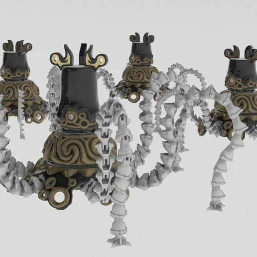 🆓 FREE BOTW Ancient Guardian Mini Bonus set 1・Free STL File for ・Cults