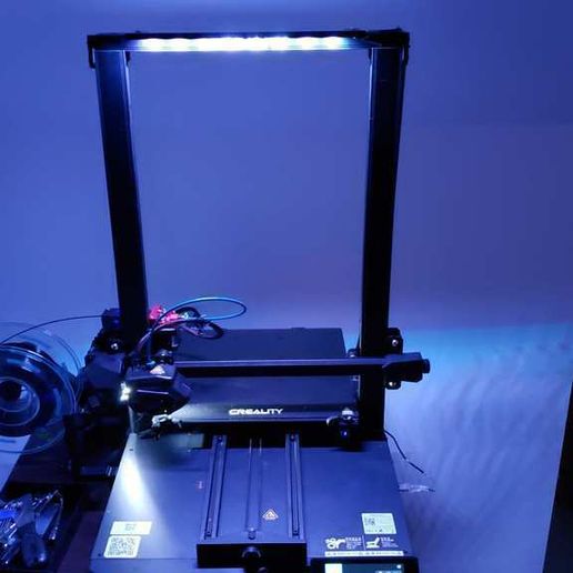 🖨️ 3D Printer LED Spotlight lighting for T-Slot Rails・Free 3D File for ...