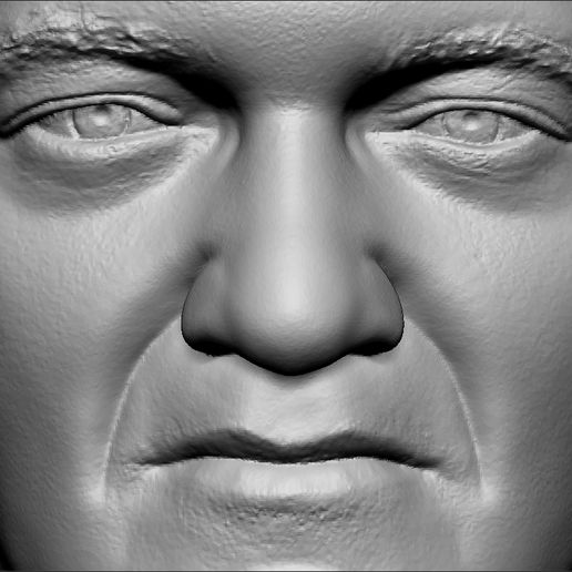 Descargar archivo El busto de Quentin Tarantino en 3D listo para la impresión en formatos stl ...