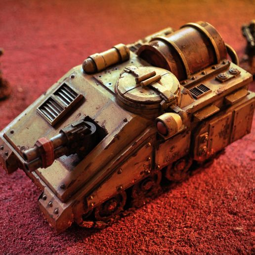 🪖 28mm Infantry Transport Tank For Sci Fi Guardsmen・Free STL File for ...