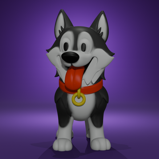 🐕 Siberian Husky・ STL File for 3D printing・Cults