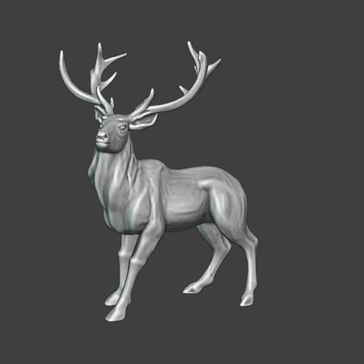 🦌 Majestic Antlers Deer K078 Gift Bust Figure Unique & Detailed 3D ...