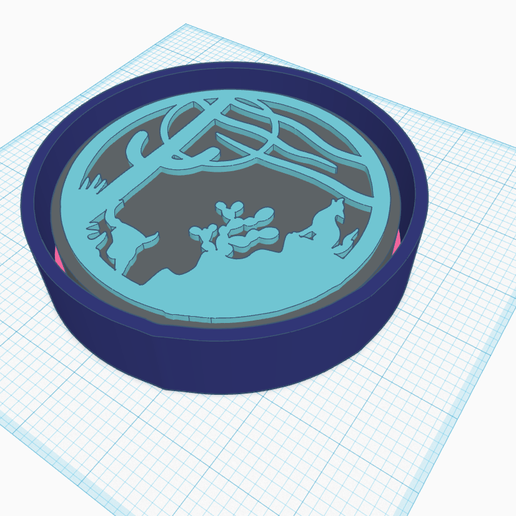 Archivo STL Escena desértica 🌵 ・Modelo para descargar y imprimir en 3D ...