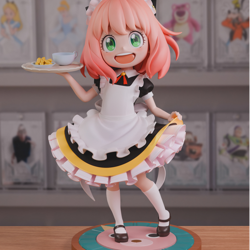 🦸 anya bring food・ STL File for 3D printing・Cults