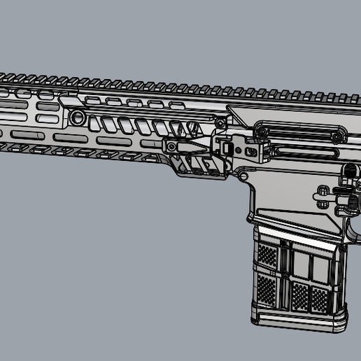 🔫 vfc gbb xm7・ STL File for 3D printing・Cults