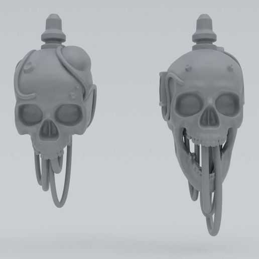 💀 Questoris Knight Heads・ STL File for 3D printing・Cults