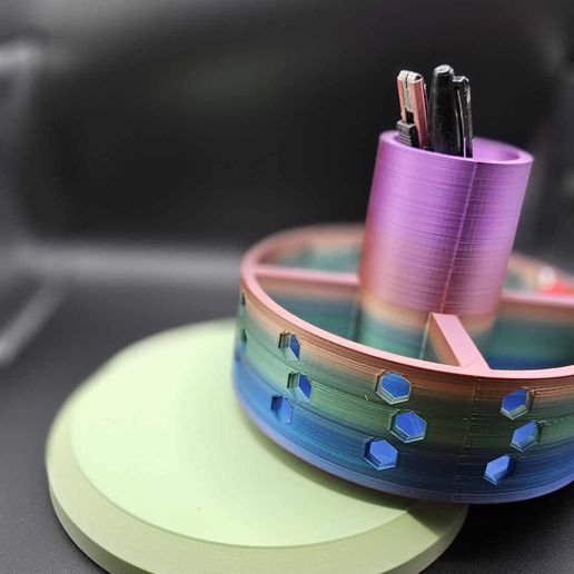 🏢 DESKTOP ORGANIZER・Free STL File for 3D printing・Cults