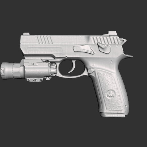 STL file Jericho 2 M 3.8 Surefire XH35 Real Size Scan 3D Gun Mold 🩻 ・3D ...