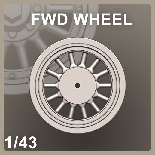 🛞 Wheel FWD Model B Truck・ STL File for 3D printing・Cults