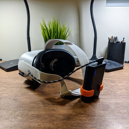 Free STL file Oculus Quest 2 Counter weight adapter 🔋 ・3D print design ...