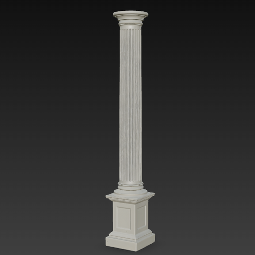 🏛️ Columna clásica arquitectónica・Archivo STL para Impresión 3D・Cults