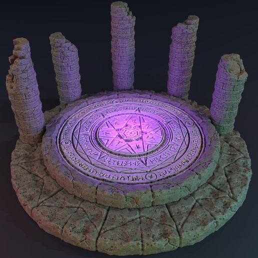 3D file Teleportation Circles 🎲 ・3D print object to download・Cults