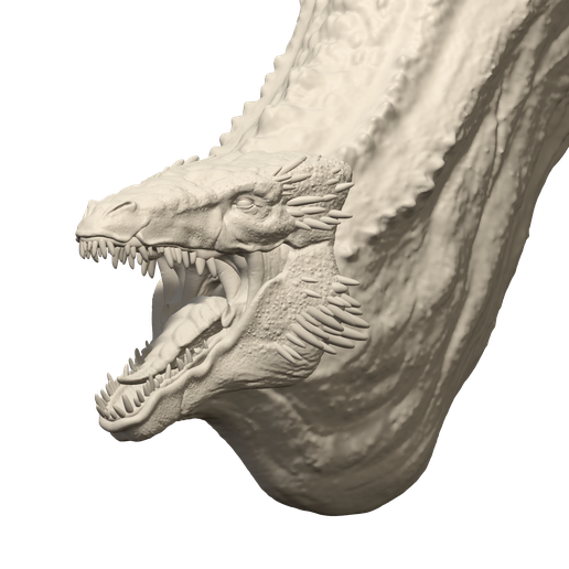 STL file Vhagar: Full-body statue 👾 ・3D printer model to download・Cults