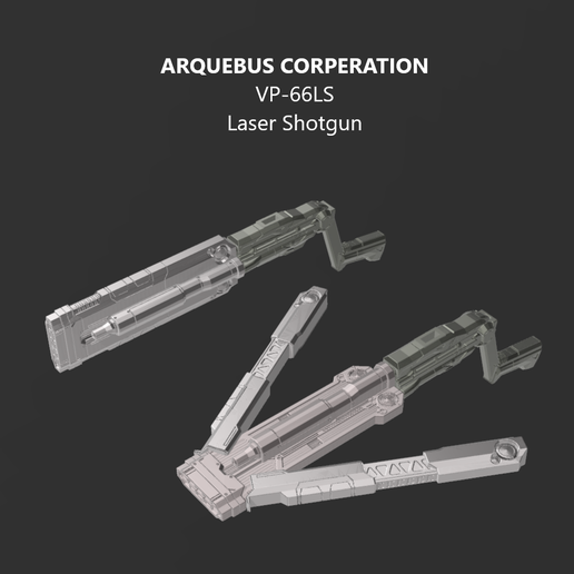 💪 30 Minutes Missions VP-66LS Arm Weapon Armored Core 6・ 3D File for 3D ...