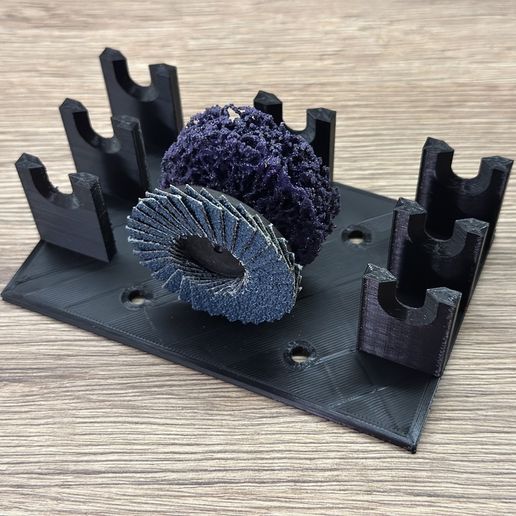 💾 Sanding disk holder for 50mm (2") Roloc Scotch Brite type disks・Free ...