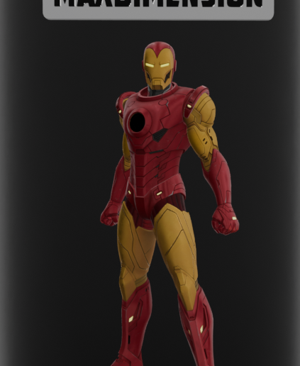 👨 Iron Man Classic Armor Life-Size Statue | Marvel 3D Printable STL ...