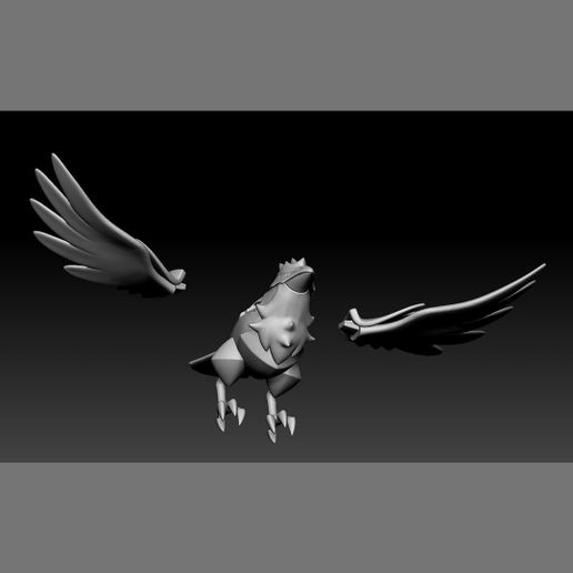 🐉 Pokemon Rookidee Corvisquire Corviknight・ STL File for ・Cults