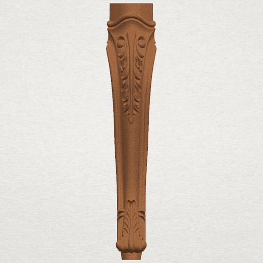 免费 3D 文件 Table Leg 02 🦵 ・可下载 3D 打印对象・Cults