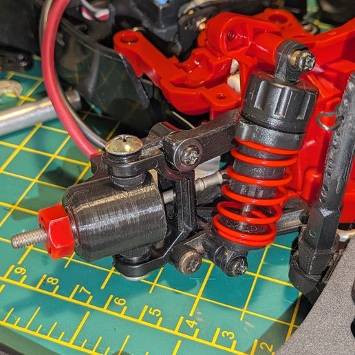 💭 Tamiya TA01 TA02 TA02W upright with reduced Ackermann and better ...