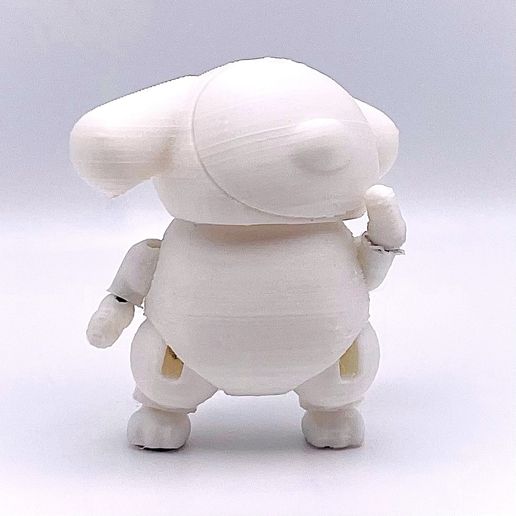 3D file Round Dog BJD DOLL Articulated, Sanrio-Inspired 🐕 ・Template to ...