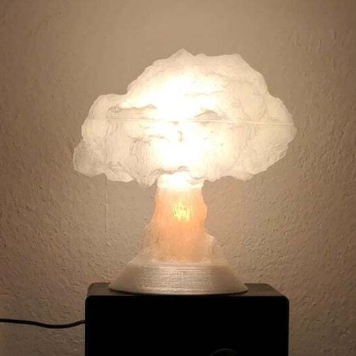 🔦 Dynamic nuke lamp - no resize or long print needed // Missing part ...