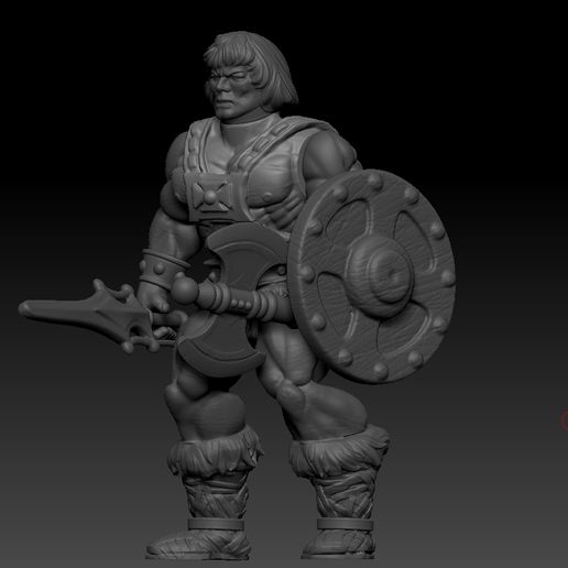 👾 Vintage-Style He-Man Action Figures 5.5" for 3D Printing - Classic ...