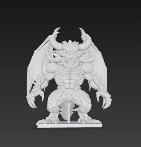 👹 Ruling Terror - Winged Demon Lord 3D Print Model・ STL File for 3D ...