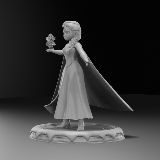 ️ Elsa & Olaf -- 3D Printable Fan Art Figure Set | Multi-Part Snow ...