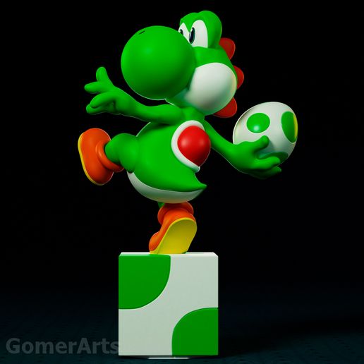 👾 Yoshi 3D Print Model・ 3D File for 3D printing・Cults