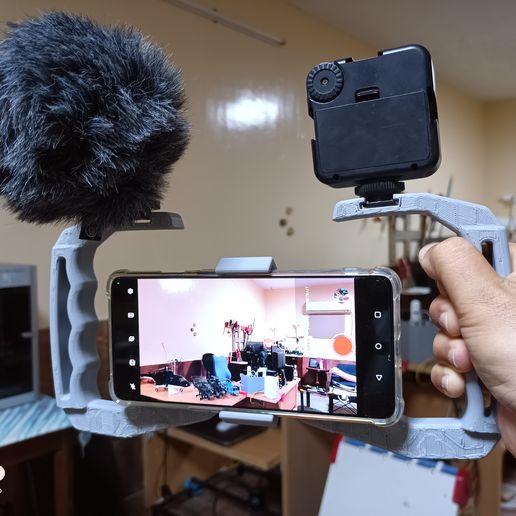 📱 3D printed Universal Smartphone Video Rig・ STL File for 3D printing・Cults