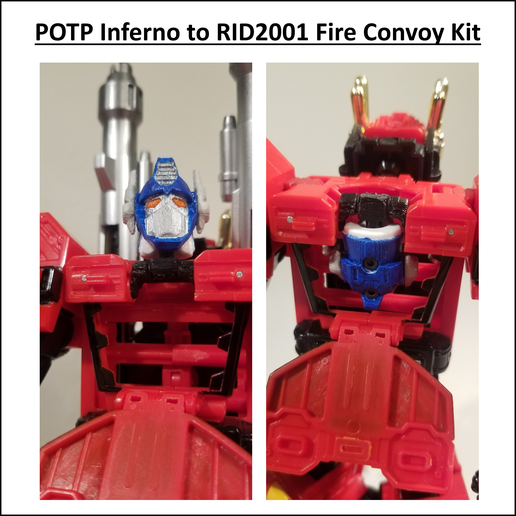 🤖 Transformers Power of the Primes Inferno Fire Convoy Conversion Kit ...