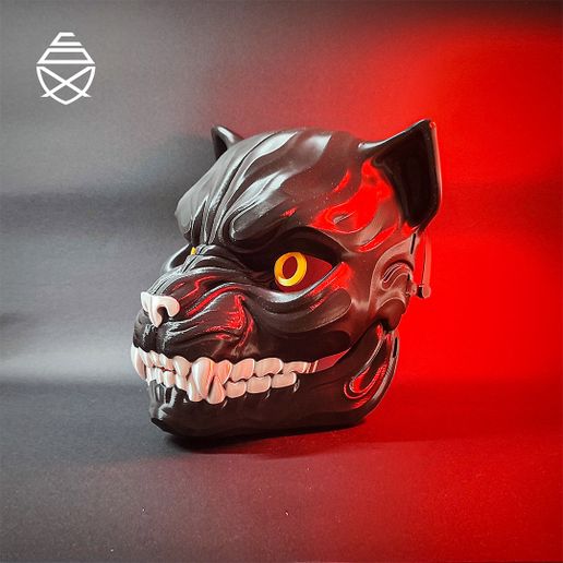 🎃 Panther Mask・ 3D File for 3D printing・Cults