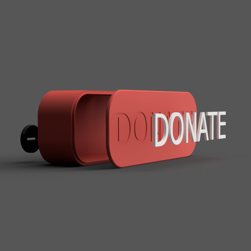 📦 Donation Box・ STL File for 3D printing・Cults