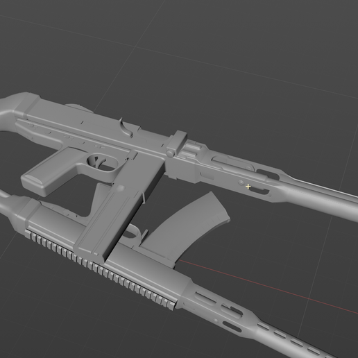OBJ file American Hyde M1944 Carbine 3D Model Material 🗺️ ・3D print ...
