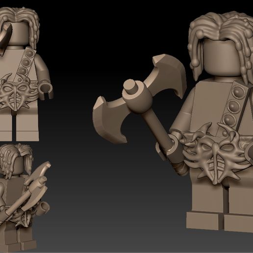 🏗 NAMELESS ONE FROM PLANESCAPE TORMENT CUSTOM SET・ STL File for ・Cults