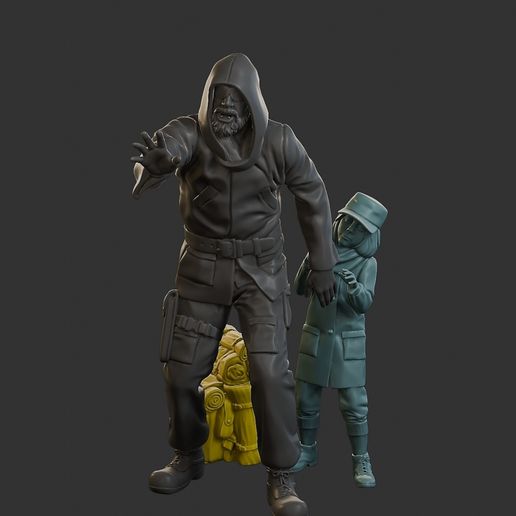 ♂️ Post-Apocalyptic Male PAM2 006B・ 3D File for 3D printing・Cults