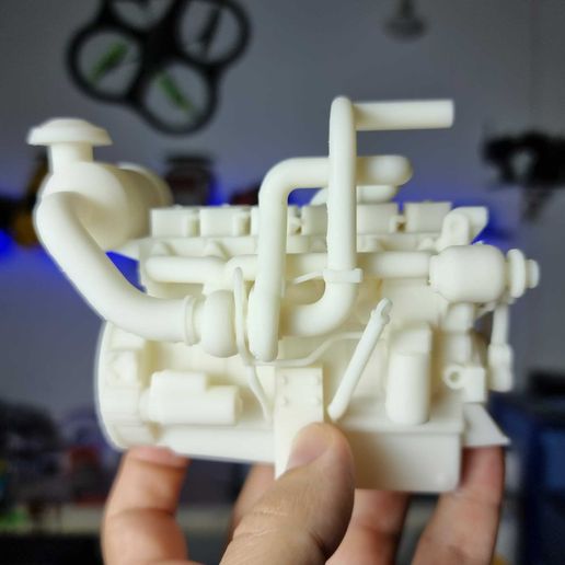 🔌 Heavy duty diesel engine generator・ STL File for 3D printing・Cults