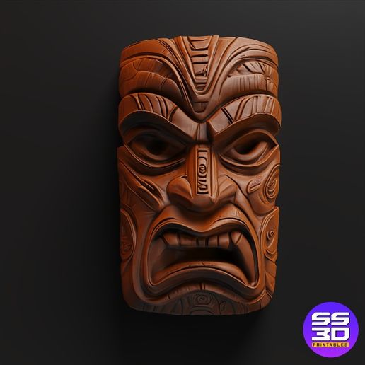 🌳 Tiki Mask Collection - 3D Printable & CNC Ready STL Files・ STL File ...