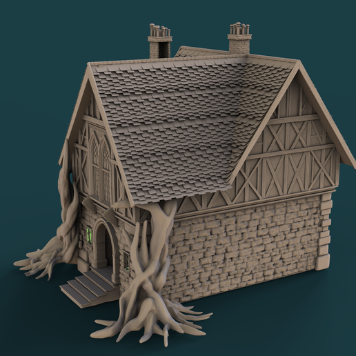 🏘️ Wildlife Houses - house #3・Archivo STL para Impresión 3D・Cults