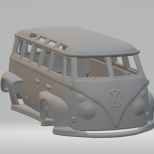 STL file vw bus custom 🚌 ・3D printing design to download・Cults