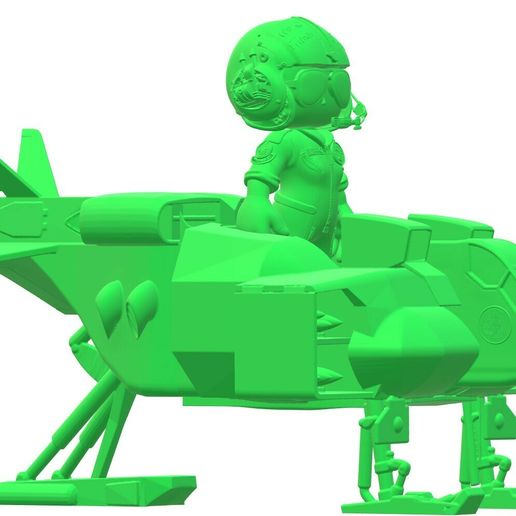 🧑‍ ️ Funko UD-4 Aliens Cheyenne Pilot Colonial Marine USCM 02・ STL File ...