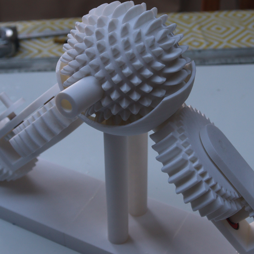 ABENICS _ The Cross Spherical gear・Free 3D File for ・Cults