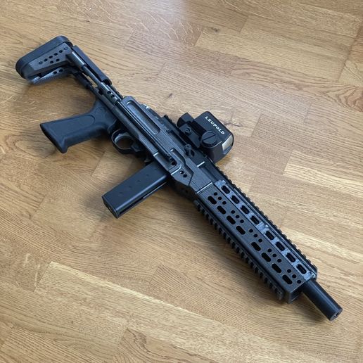 🔫 KC02-EBR22 chassis for KJ/ASG KC02 airsoft replica・ 3D File for 3D ...